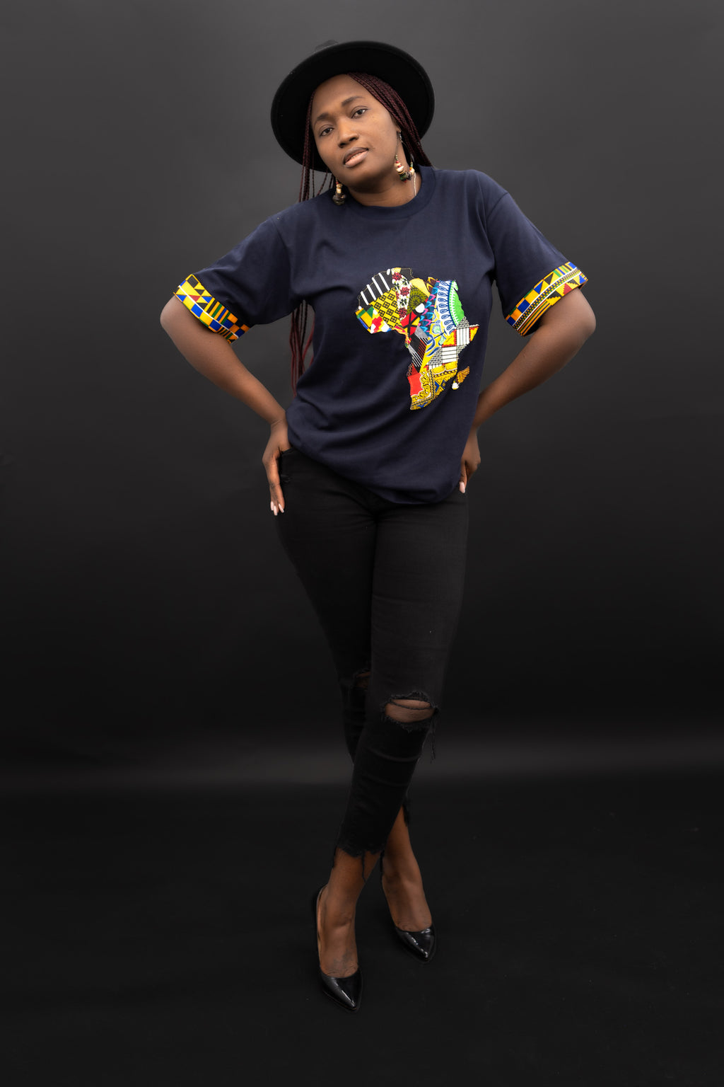 Nana African Map T-Shirt – Coquettekouture